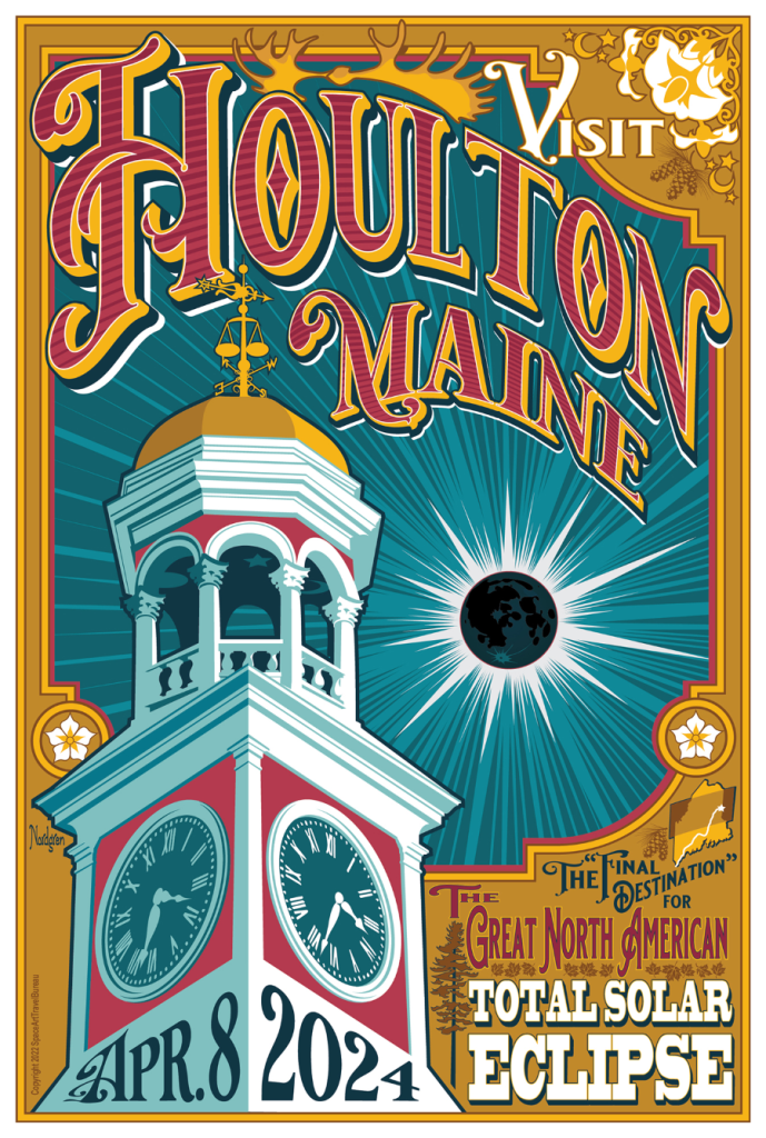 Maine Eclipse Poster - maineeclipse.com
