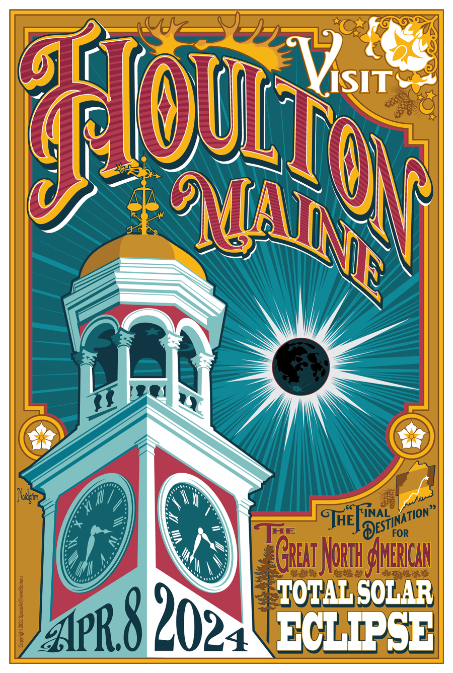 Maine Eclipse Poster - maineeclipse.com